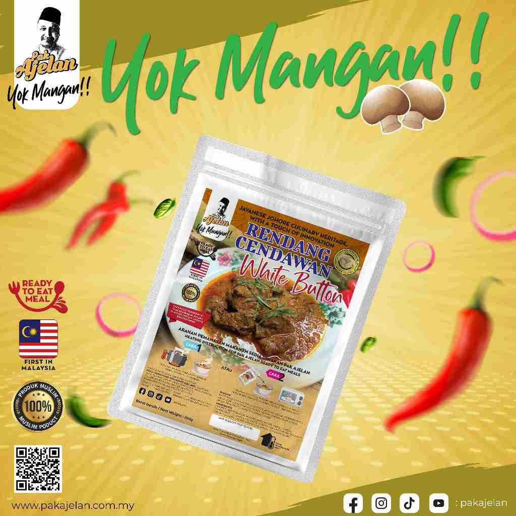 Ready Made, Rendang Cendawan Ready-To- Eat by Pak Ajelan. Makanan siap ...