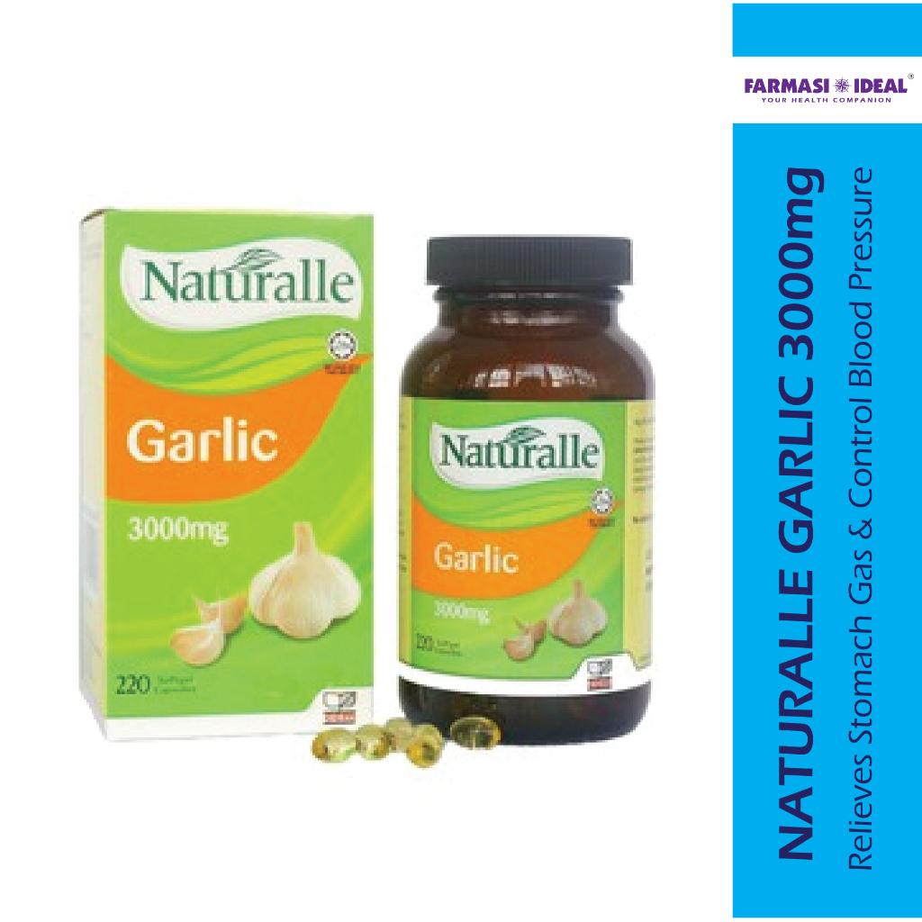 NATURALLE GARLIC 3000MG 220CAP'S (traditionally used for cholesterol ...