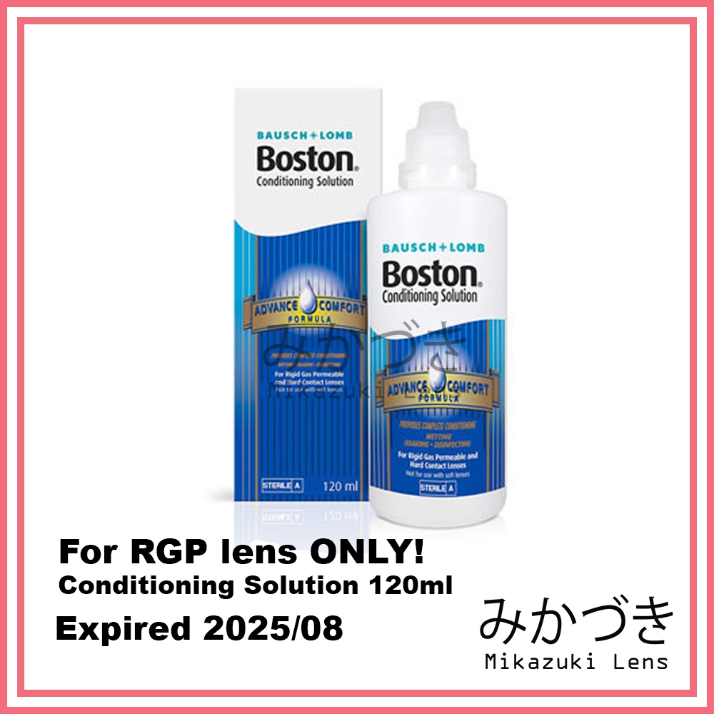 Bausch&Lomb Boston Advance Conditioning Solution 120ml for RGP lens Ready stock! expired 2025/08 ...