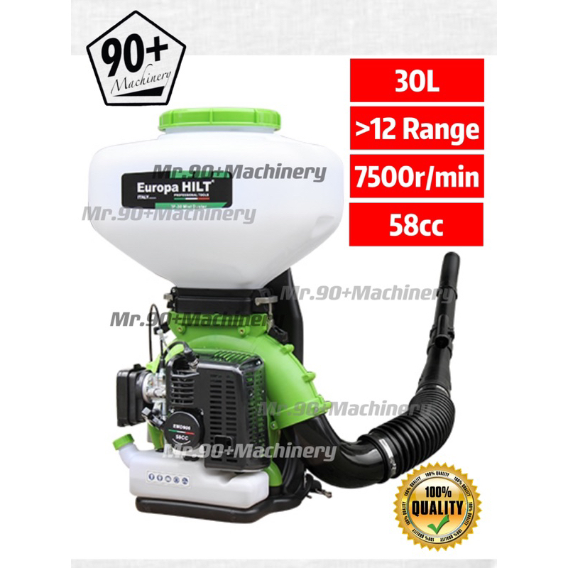 Pump Tabur Baja|Bernih Padi TAHAN PANAS Mist Duster 58cc|Mist Blower 3F30 30L HEAVY DUTY TAHAN ...
