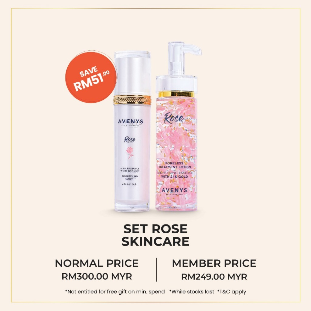 AVENYS SET ROSE 2 ITEM | Shopee Malaysia