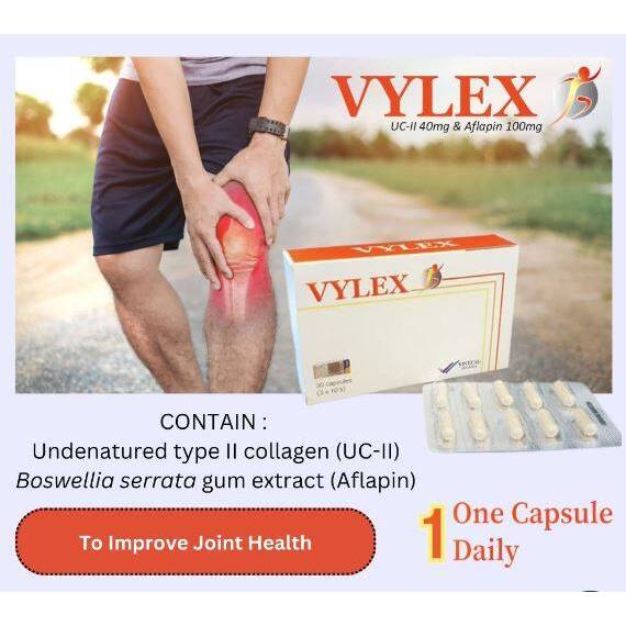 Vylex Capsule (10's / 30's) For Joint Pain, Stiffness Sakit lutut ...