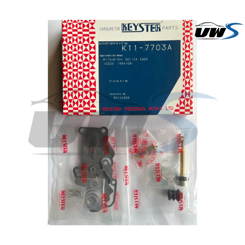 K11-7703A KEYSTER PROTON SAGA 12V ISWARA WIRA SATRIA CABURETOR REPAIR KIT | Shopee Malaysia
