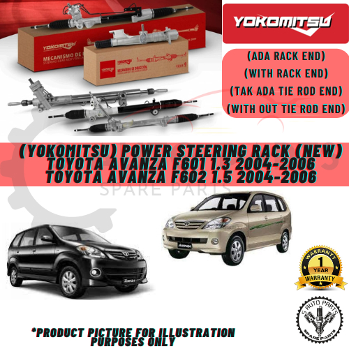TOYOTA AVANZA F601 1.3 / TOYOTA AVANZA F602 1.5 POWER STEERING GEAR ...