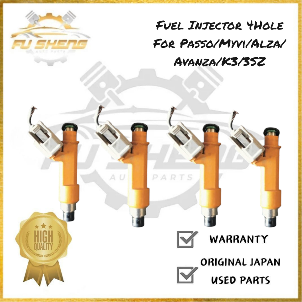 Fuel Injector 4Hole For Passo/Myvi/Alza/Avanza/K3/3SZ | Shopee Malaysia