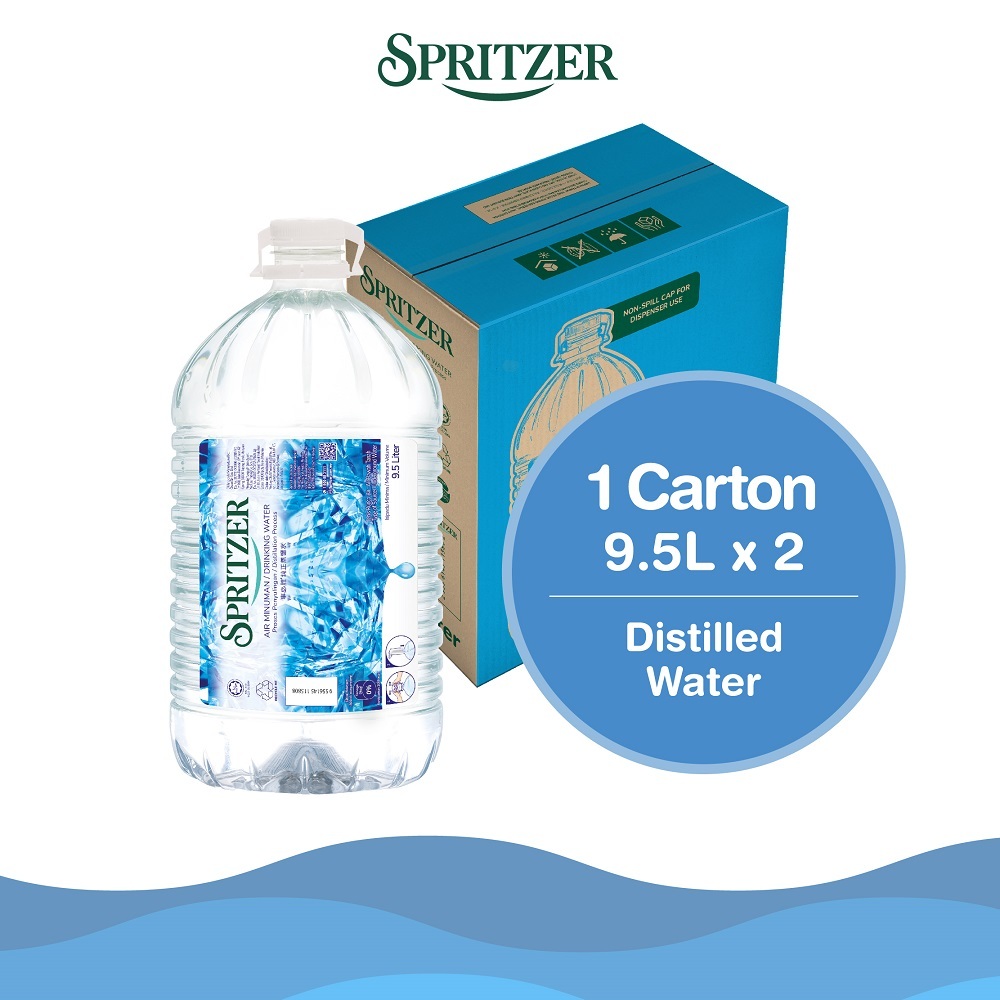 9.5L x 2 Spritzer Distilled Drinking Water | Shopee Malaysia