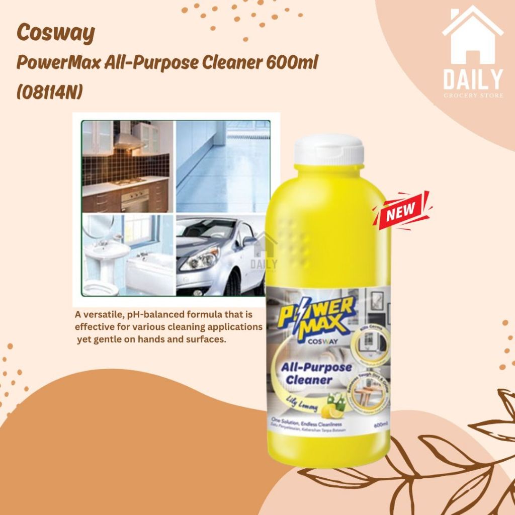 PowerMax All Purpose Cleaner 多用途清洁剂（600ml) Cosway | Shopee Malaysia