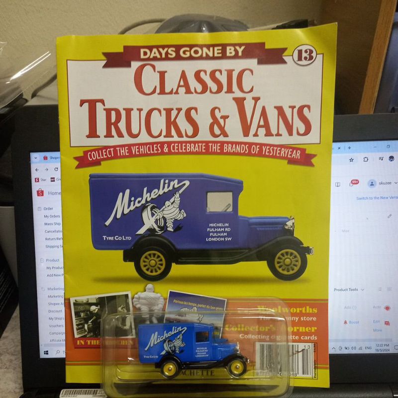 Lledo Days Gone Classic Trucks & Vans Issue 13 - Michelin Van ...