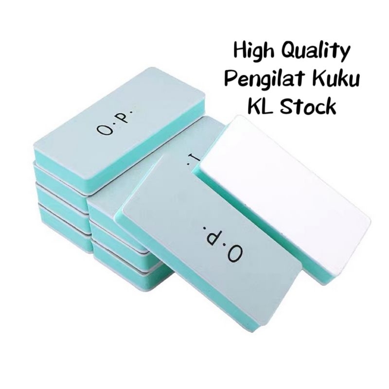 KL Stock Nail Buffer Nail Polish Murah Polished Blocks Pengilat Kuku 2 ...