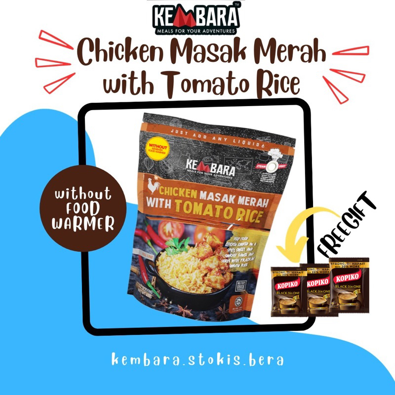 Kembara Meal (Chicken Masak Merah)- Emergency food supply/ Instant food ...