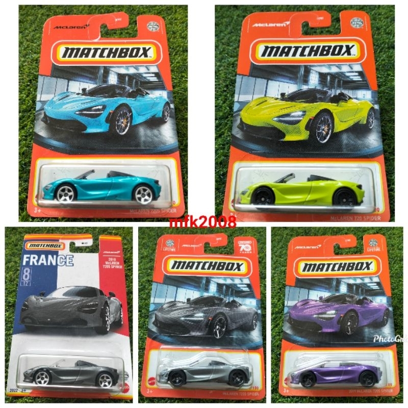 MATCHBOX 2021-2022 MCLAREN 720S SPIDER 20/100 | Shopee Malaysia