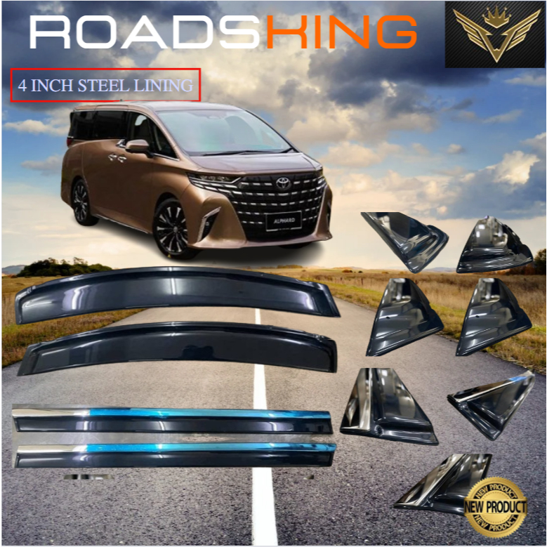 TOYOTA ALPHARD VELLFIRE ANH40 AGH40 2024 WIND ORIGINAL STEEL LINING ...