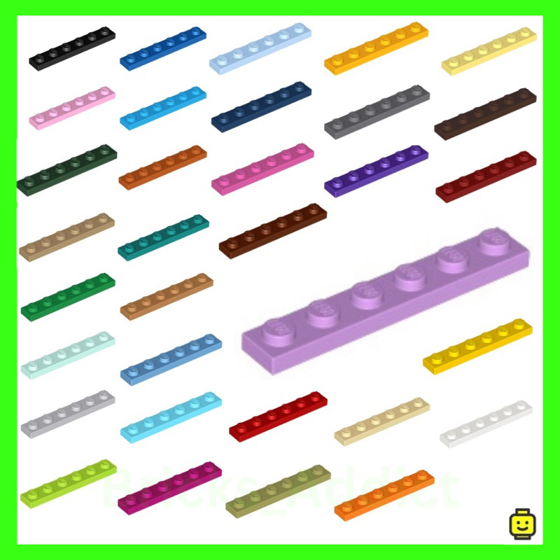 LEGO PARTS (GENUINE) 3666 Plate 1x6 Assorted Colours | Shopee Malaysia