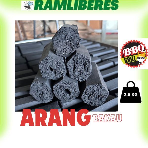 CHARCOAL BBQ ARANG KAYU BAKAU 火炭 ( Charcoal - 2.5kg) | Shopee Malaysia