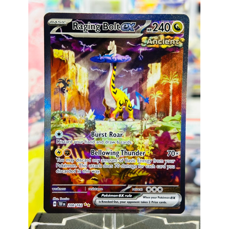 Raging Bolt ex 208/162 Temporal Forces Special illustration Rare ...