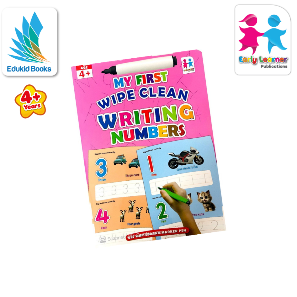 My First Wipe Clean Writing Numbers - Activity Book For Kids - Activity Book - Pre School ...