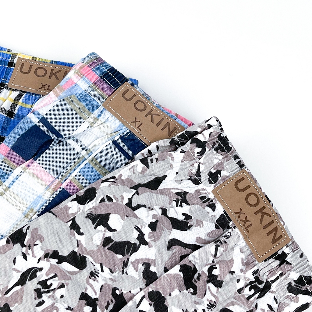 North Harbour x UOKIN Front Button Cotton Boxer Boxer Lelaki Men Boxers ...