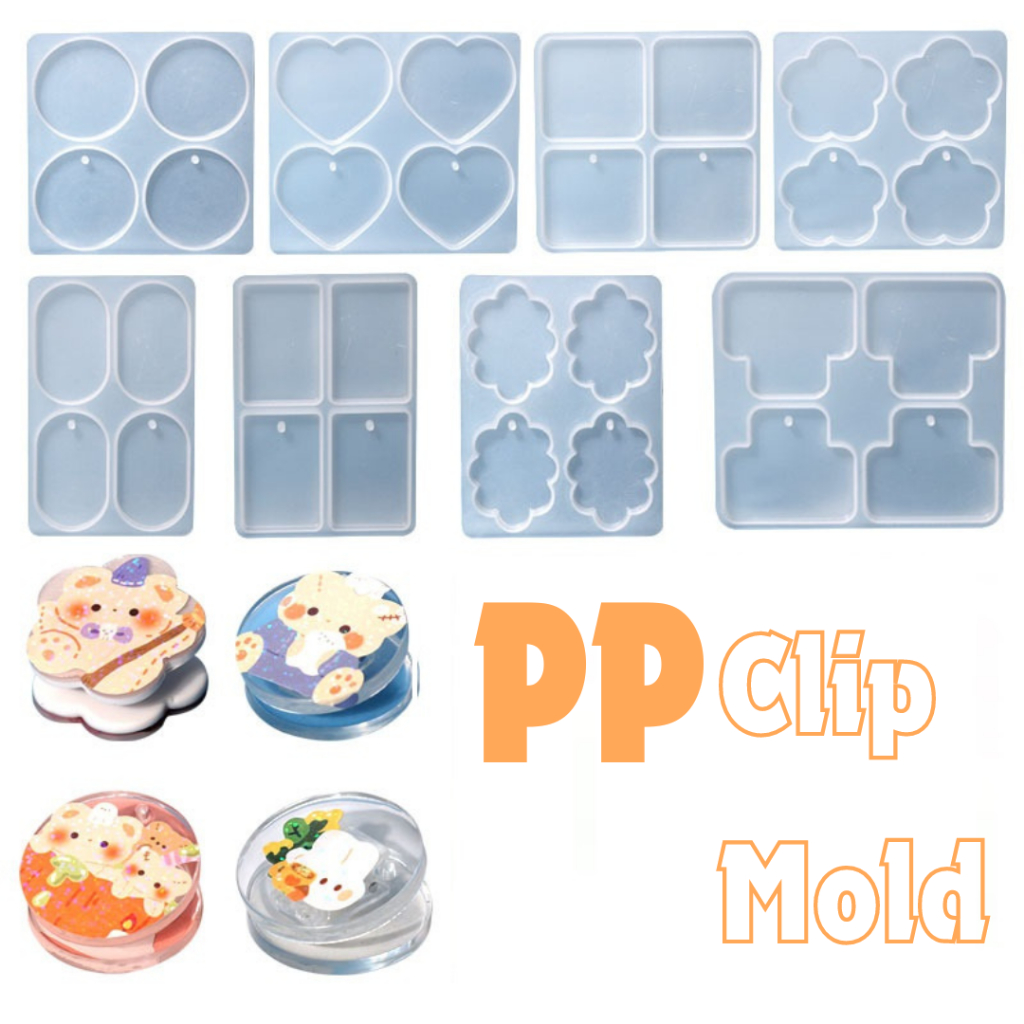 ACUAN SILIKON - PP CLIP SILICONE MOLD FOR DIY EPOXY UV RESIN ART ...