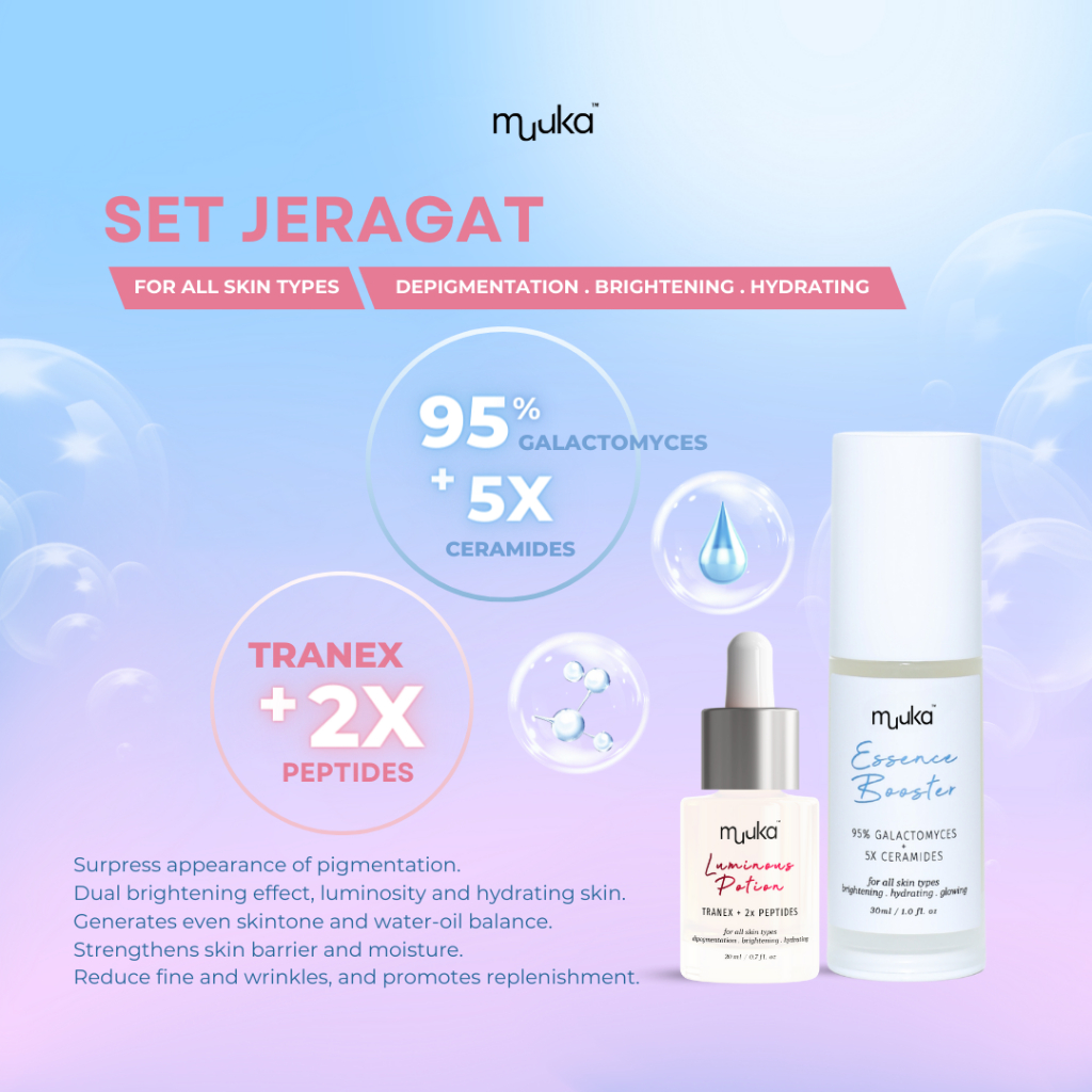Set Jeragat & Dark Spot | MUUKA Essence Booster 30ML | MUUKA Luminous ...