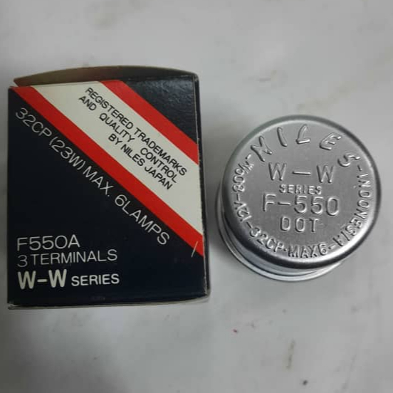 NILES HAZARD FLASHER RELAY 12V 2 PIN F550A MADE IN JAPAN | Shopee Malaysia