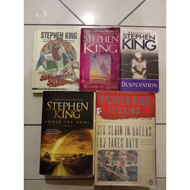 [Second Hand Book] Stephen King ( 5 books) | Shopee Malaysia