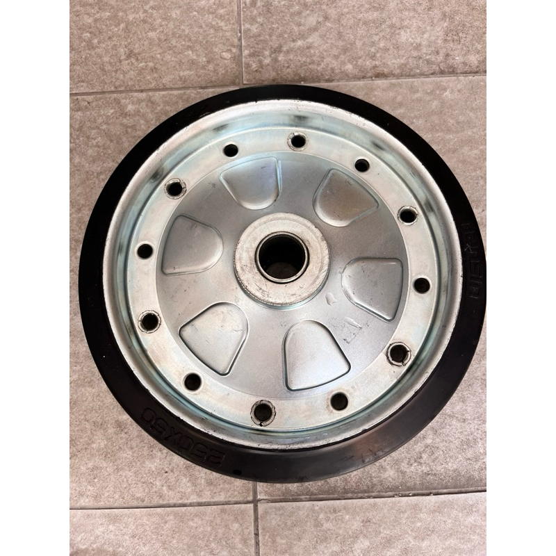Nansin 10" Single Wheel Rubber Roller Bearing 250x50 | Shopee Malaysia