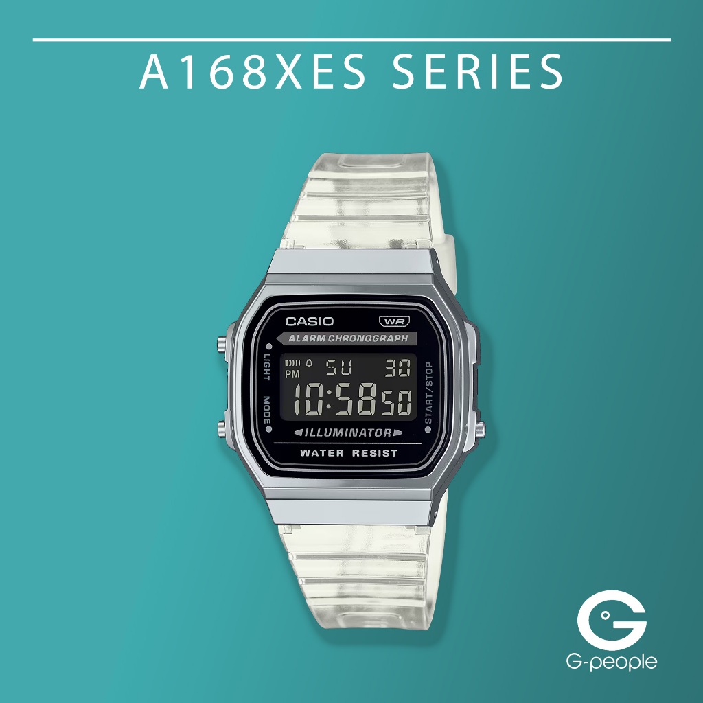 CASIO A168XES-1BV / A168XES-1B / A168XES DIGITAL VINTAGE WATCH 100% ORIGINAL | Shopee Malaysia