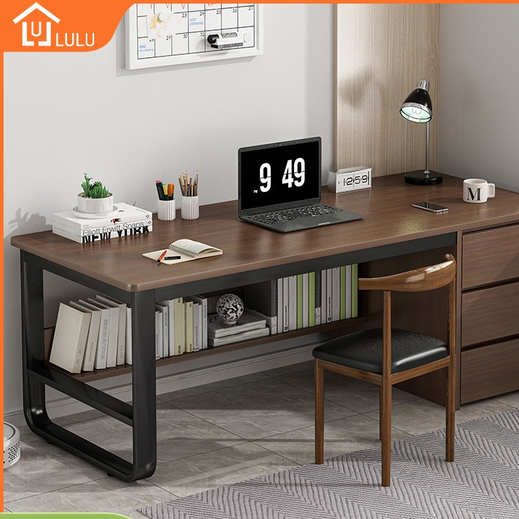 【lulumall.my】140CM Meja belajar Multifunction Computer Study Table With ...