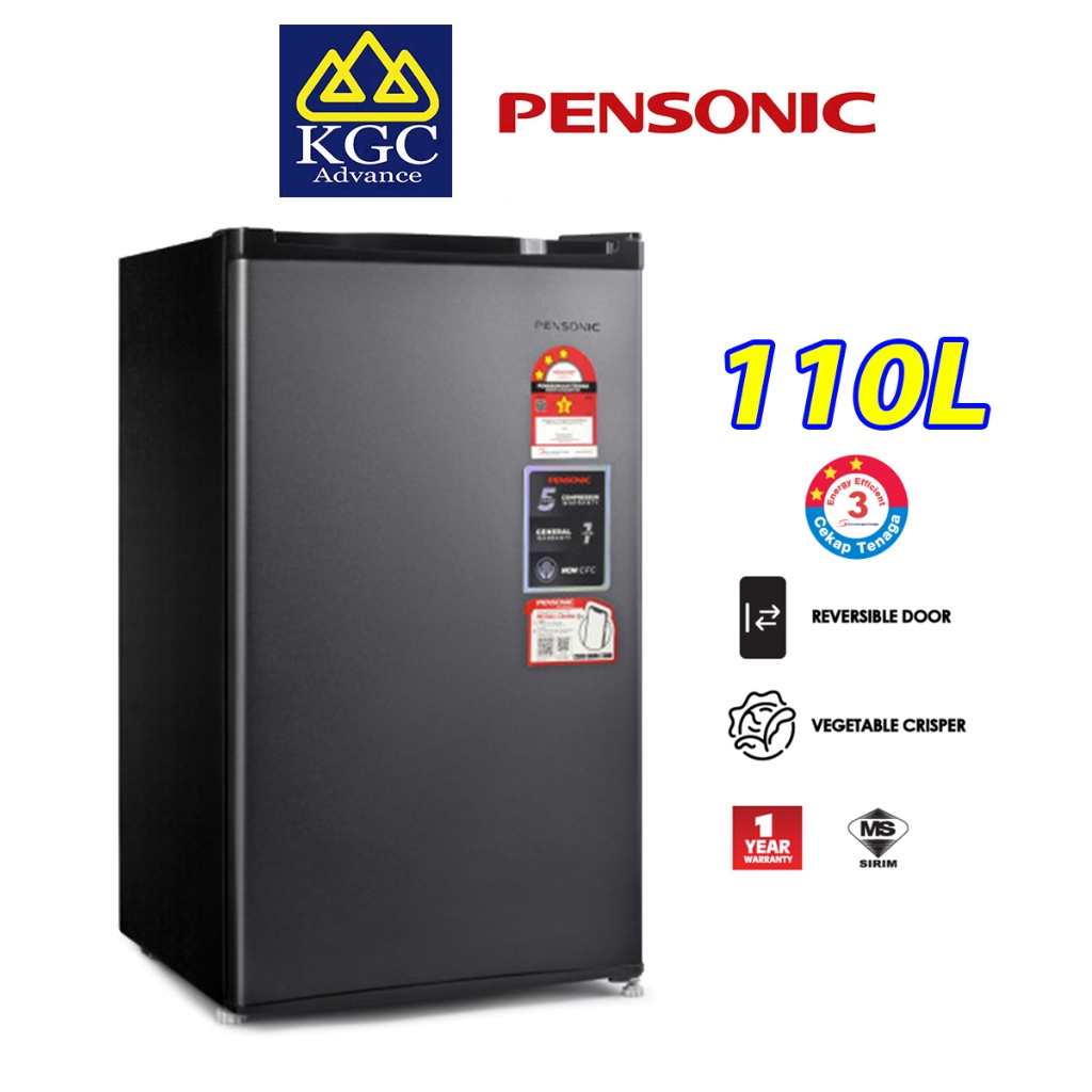 Pensonic 110L 1 Door Refrigerator PRS-1100 | Shopee Malaysia