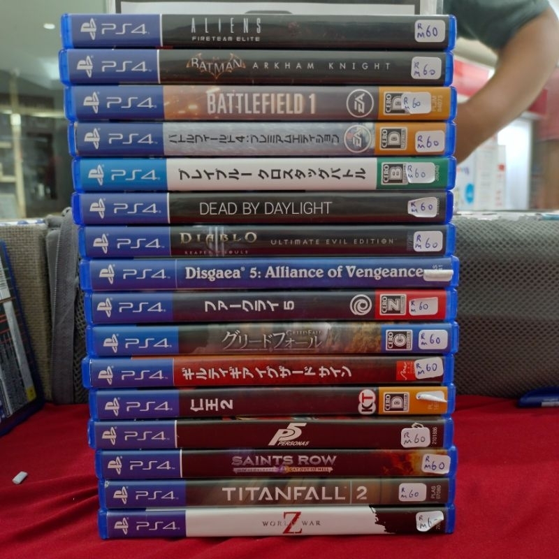 Various USED PS4 Games at RM60 each | Shopee Malaysia