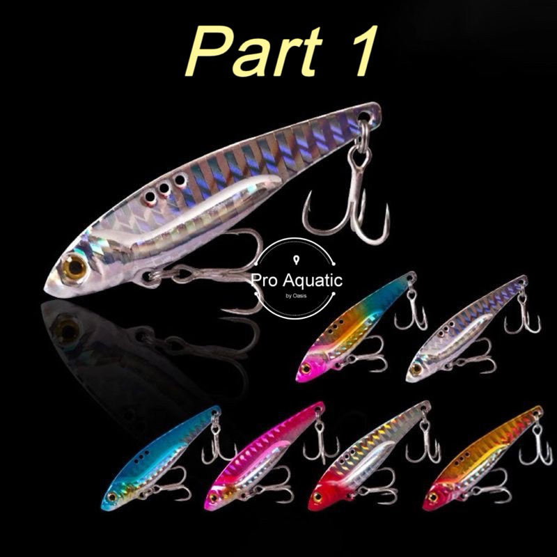 OPA-PART1-3D Eyes Metal Vib Blade Lure / Gewang Sebarau Sinking ...