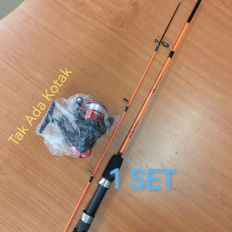 OFFER🌟SET UDANG 4 / 4.6 Kaki Rod + IFIXH Reel SET PANCING IKAN UDANG ...
