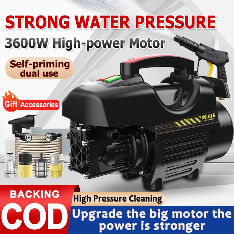 3600W Water Jet Car High Pressure Cleaner High Pressure Portable Water Jet Wash Machine Mesin ...
