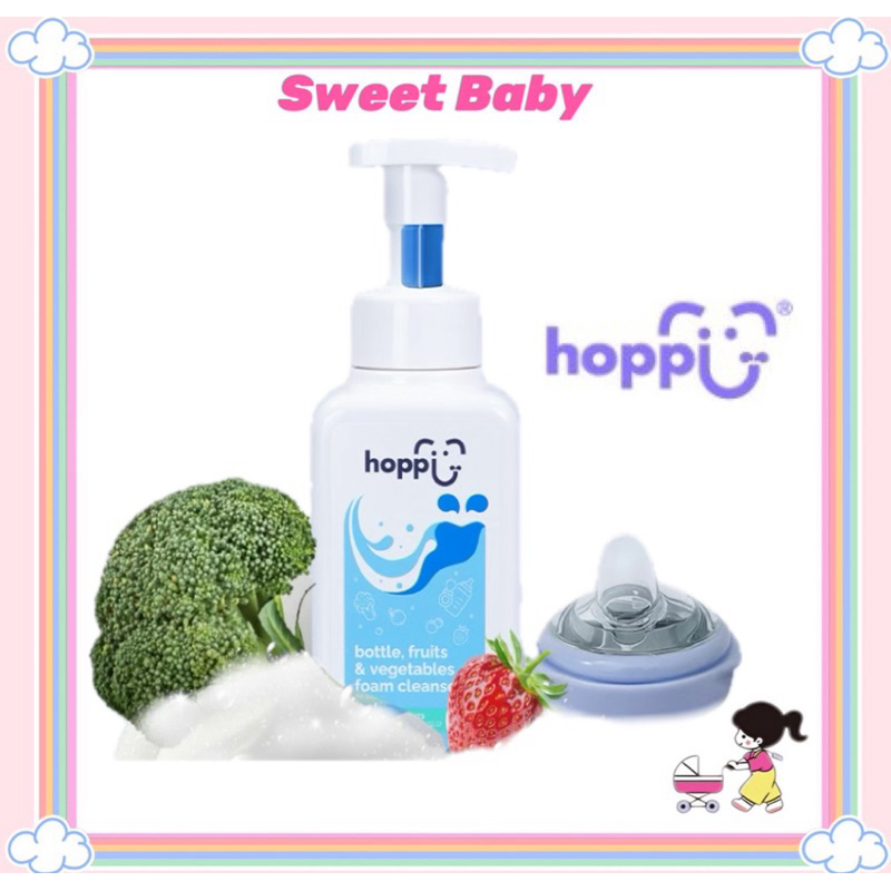 Hoppi Bottle, Fruits & Vegetables Foam Cleanser (500ml/Bottle) | Shopee Malaysia
