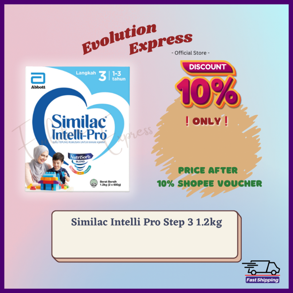 Similac Intelli-Pro Step 3 (1-3 Years) 600g / 1.2kg - Exp 11/2025 - DHA ...