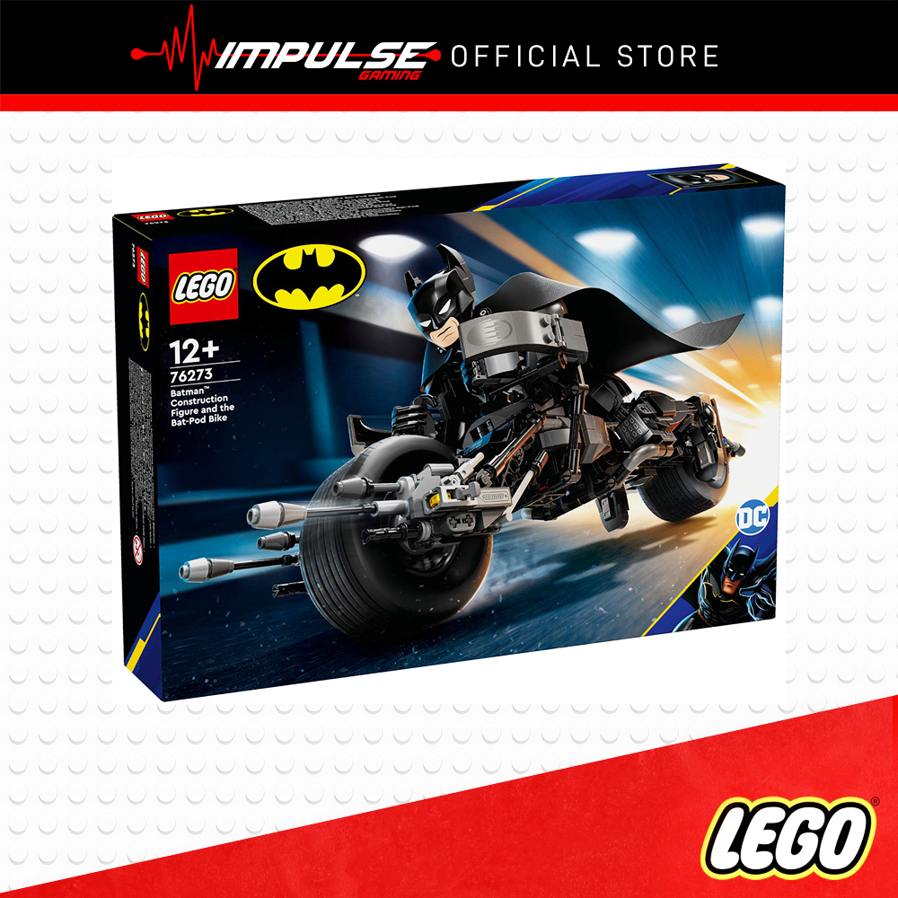 LEGO 76273 Super Heroes DC Batman™ Construction Figure and the Bat-Pod ...