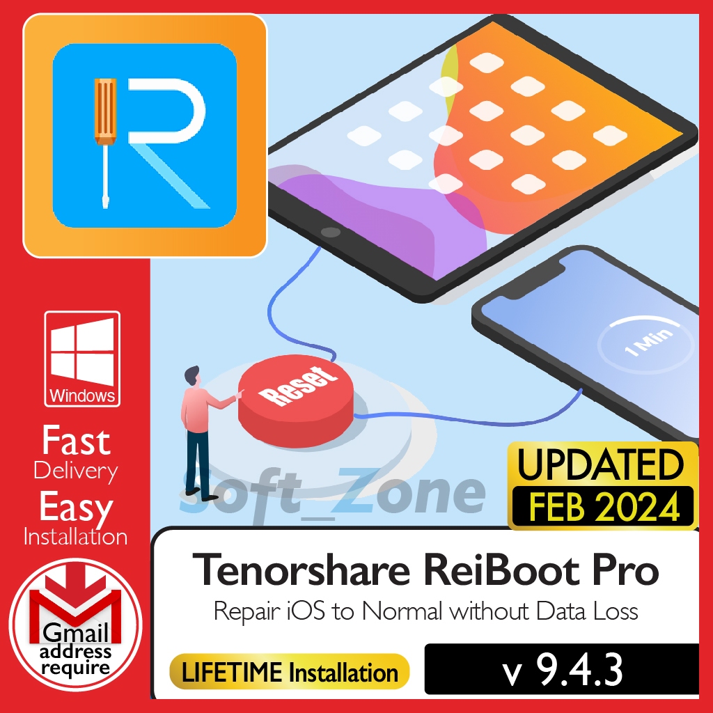 Tenorshare ReiBoot Pro 9.4.3 - Repair iOS to Normal without Data Loss ...