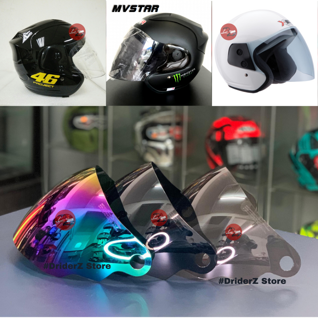 (VISOR) for Helmet Xdot G518/G518B Blitz/Xplorer/MDH D2/Swan/LTD/INDEX ...