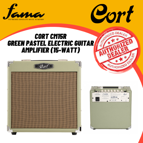 [FAMA]Cort CM15R Green Pastel Electric Guitar Amplifier (15-Watt ...