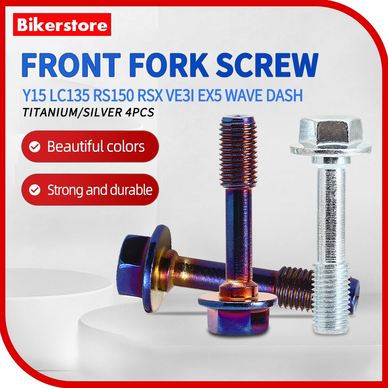 Front Fork Screw Skru Turnu Fork Absorber Tube Screw Universal Y16ZR ...