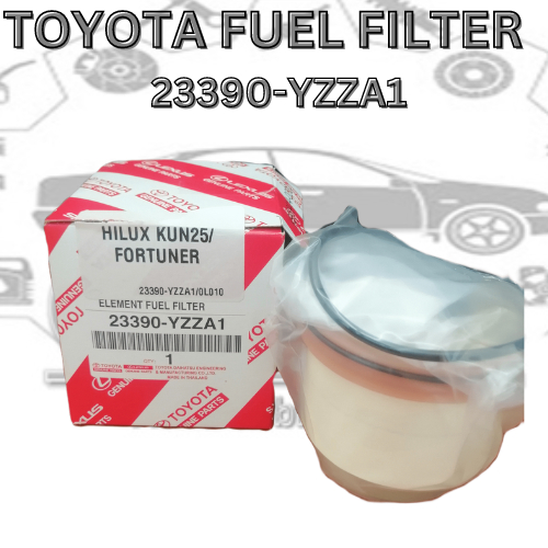ORIGINAL TOYOTA FUEL FILTER (23390-YZZA1) HILUX -KUN25 -KUN26, FORTUNER ...