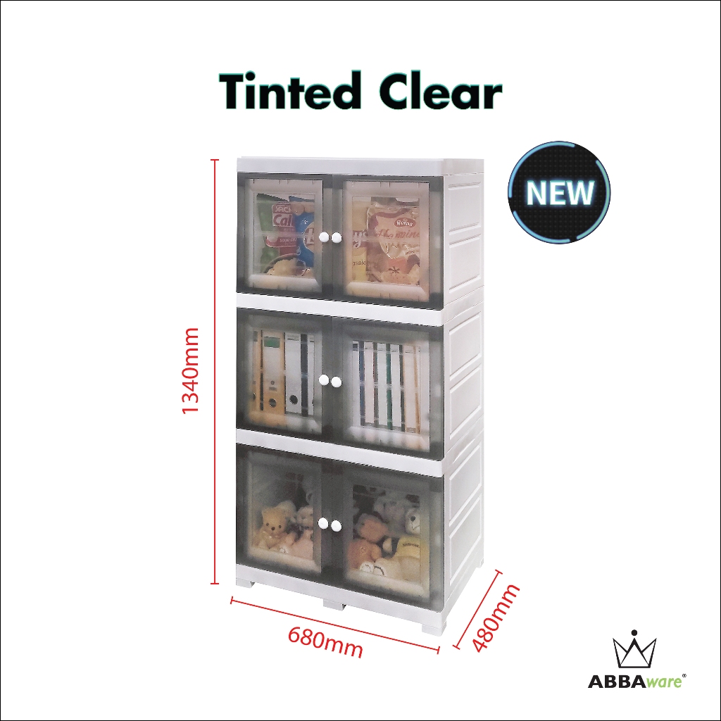 Abbaware Display Cabinet Transparent / Storage Cabinet Large Capacity ...