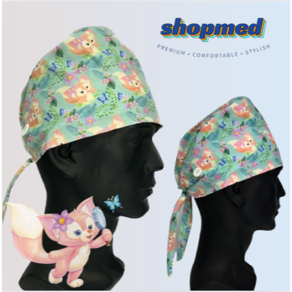 Adjustable Cotton Head Cap Surgical Cap Scrub Cap Surgeon Hat Clinic ...