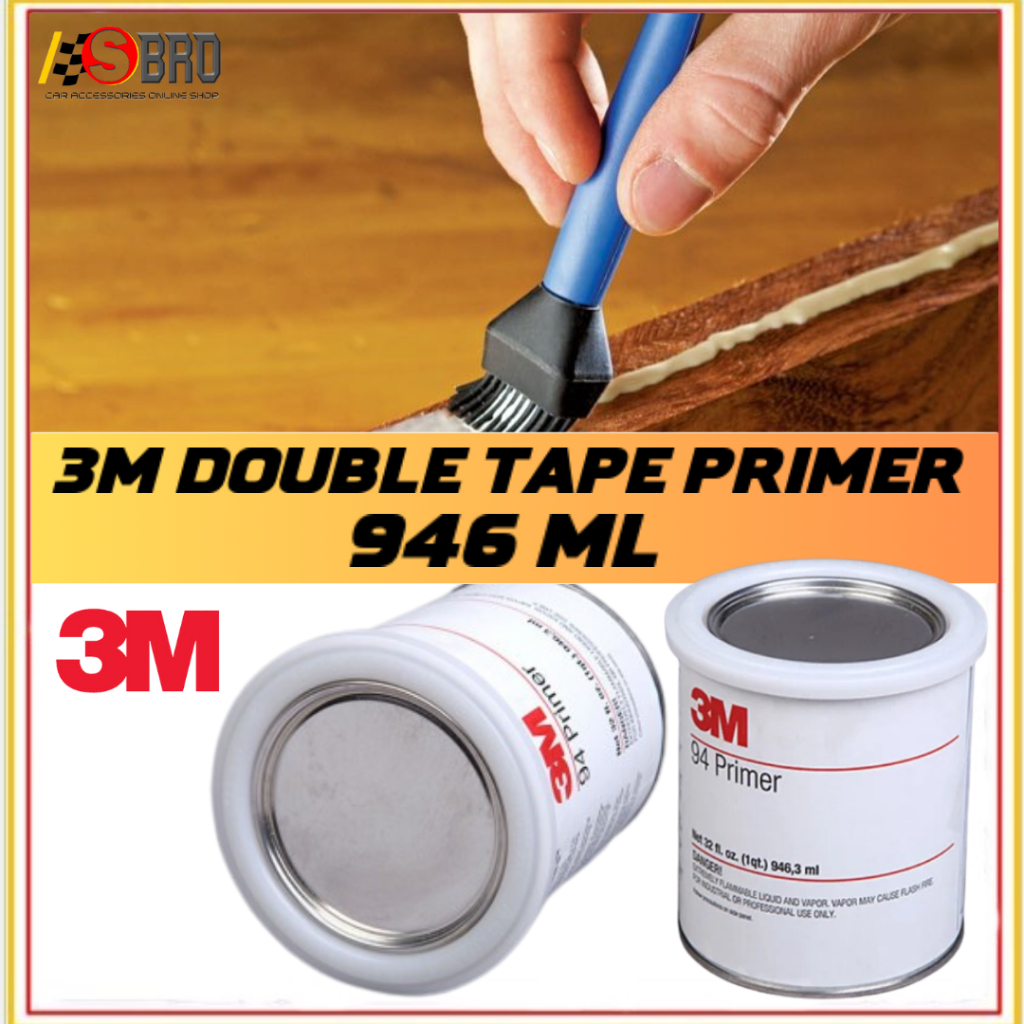 3M Double Tape 94 Primer 946ml 32oz/3M Double Side Tape Adhesion Promoter 94 Primer Applicator ...