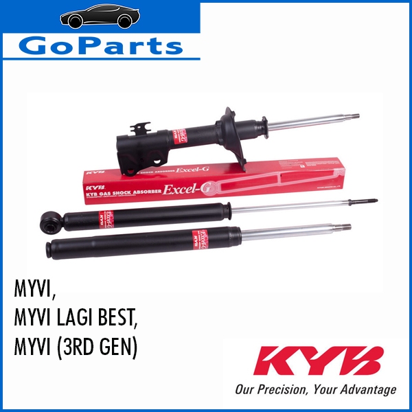 Kayaba Excel-G Gas Shock Absorber - Perodua Myvi, Myvi Lagi Best, New Myvi (3rd Gen) | Shopee ...
