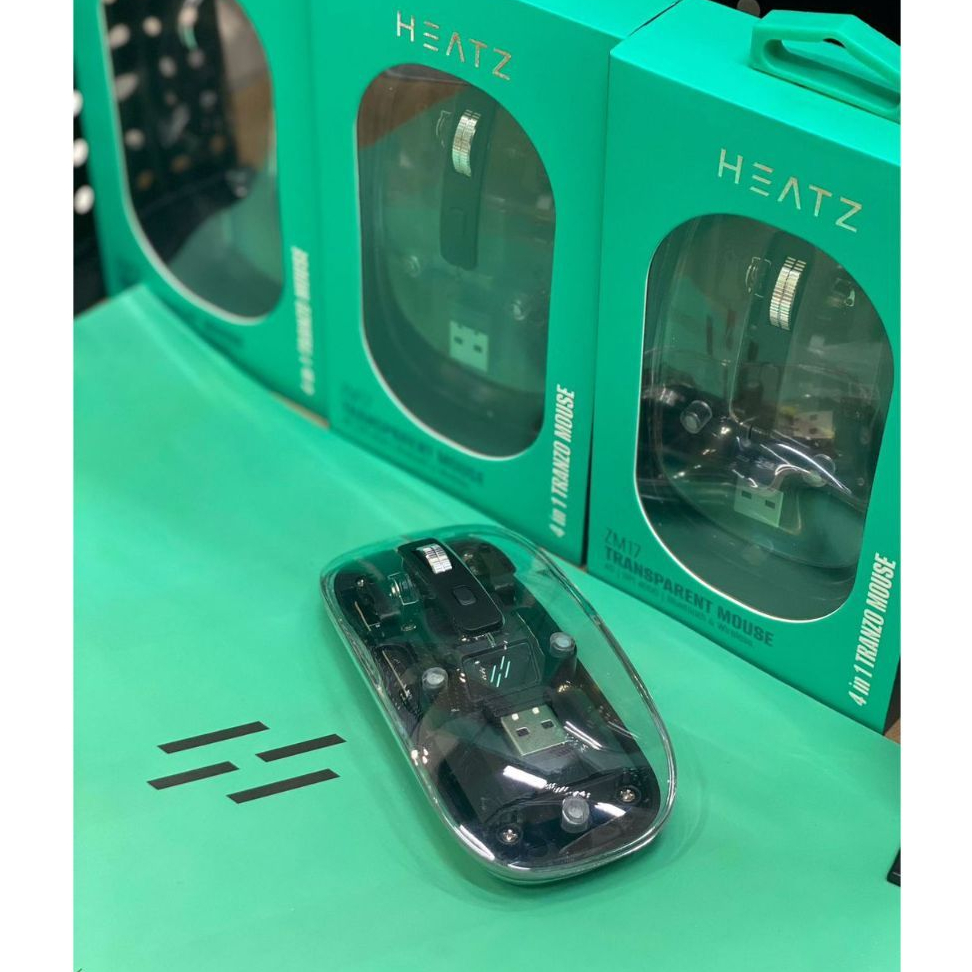 HEATZ ZM17 Transparent Mouse | Shopee Malaysia