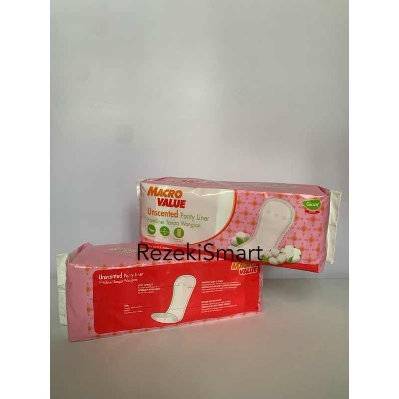 ‼️Murah Jimat 🔥 Unscented Pantyliner - Brand Giant Macro Value | Shopee ...