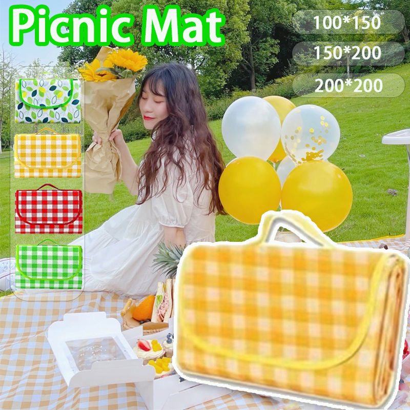 Foldable Picnic Mat Portable Tikar Picnic Waterproof Camping Outdoor ...