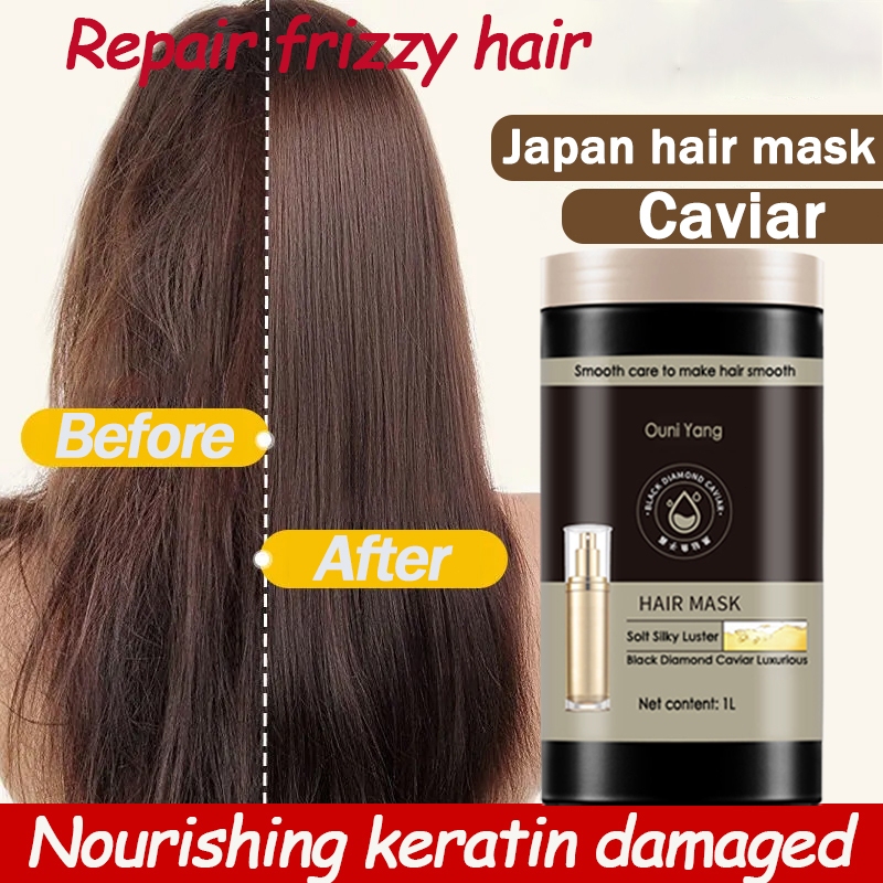 Japan premium repair hair mask hair treatment keratin Caviar ...