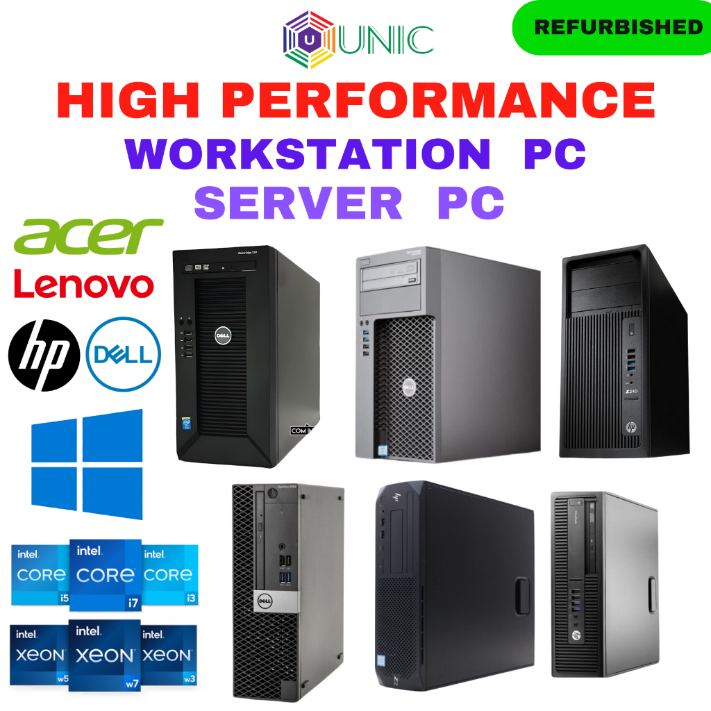 Workstation PC / Server PC / Computer Set / PC intel core i3/i5/i7 Xeon ...